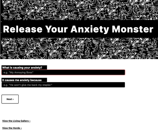 Our Anxiety Monsters - 2021 MFA Thesis Show